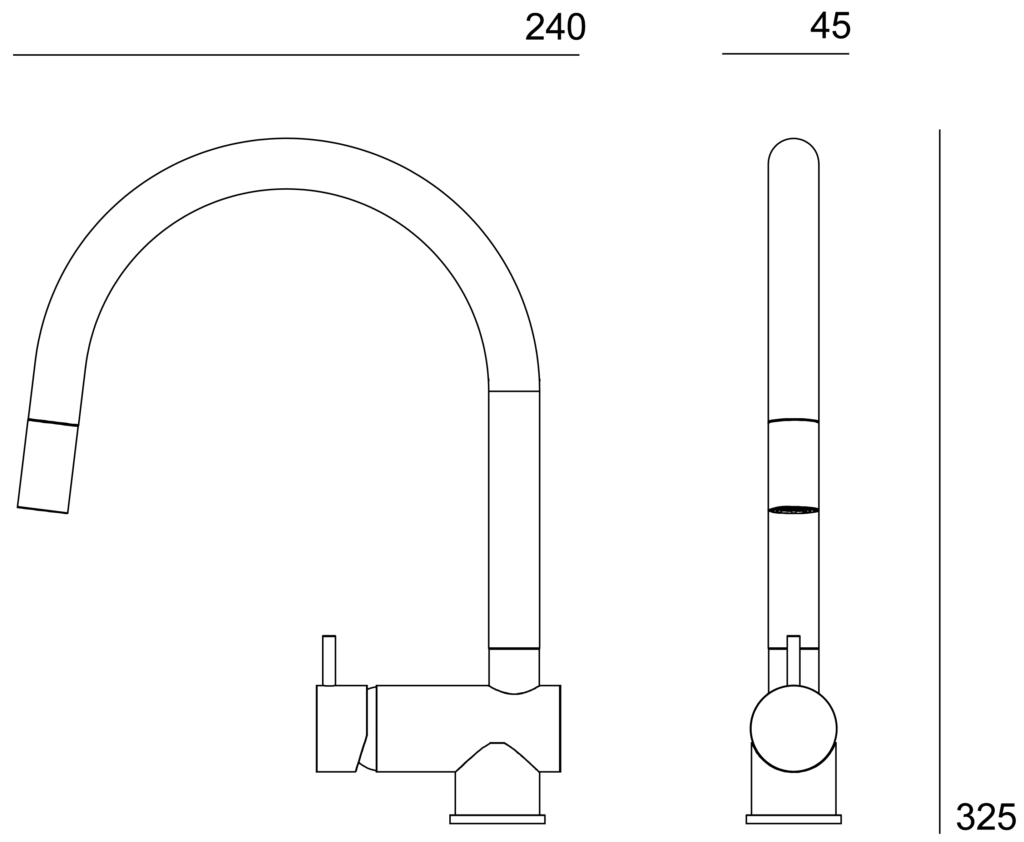 Single lever faucet Fidji Kitchen - Arch Valadares