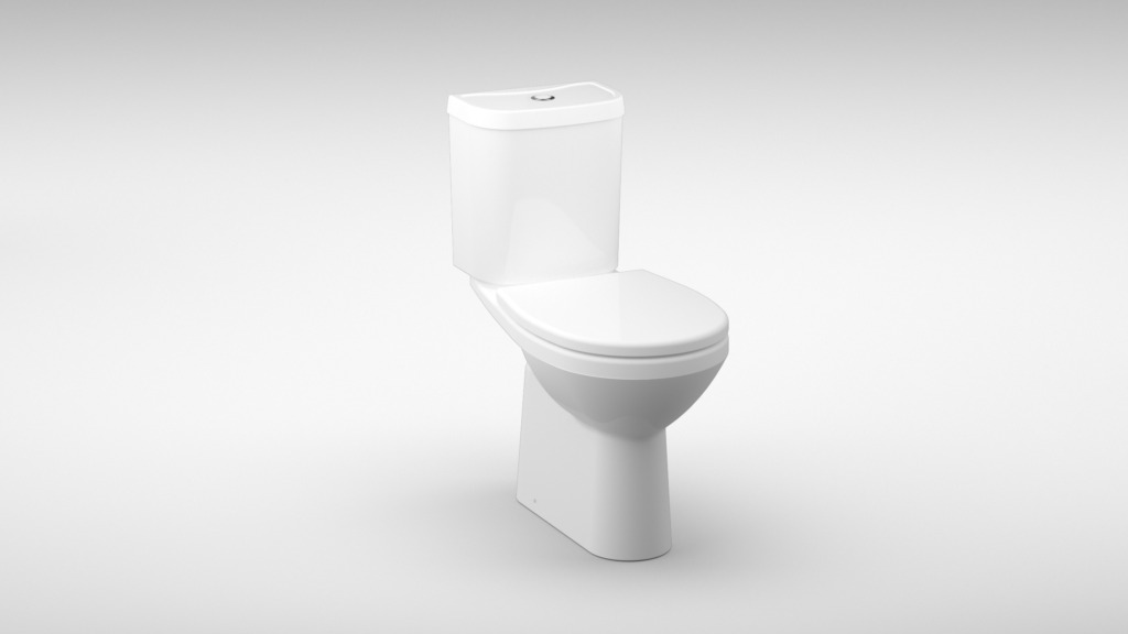 Oceanus Close Coupled Toilet Vertical - Valadares
